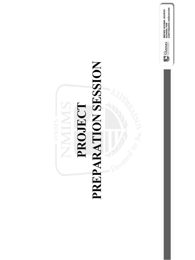 MBA Project Prepration 3 | PDF