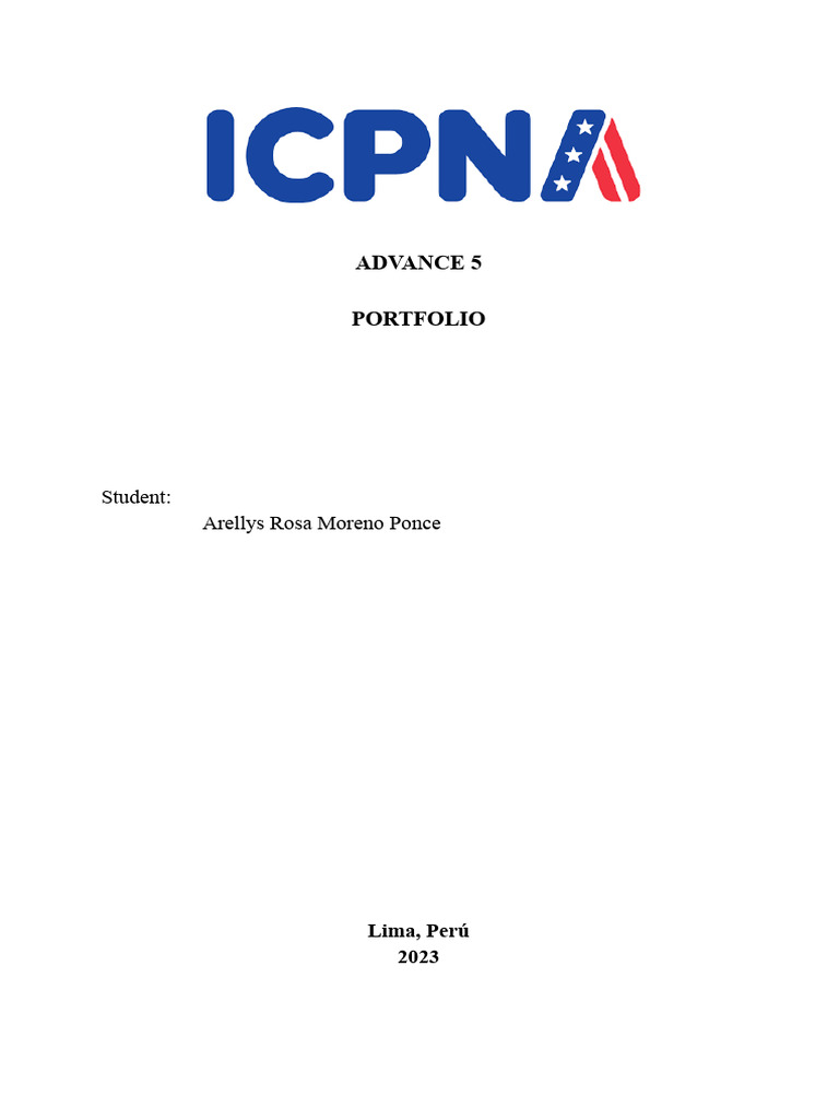 ICPNA PORTFOLIO ADVANCE 5 | PDF | Extraversion And Introversion | Polar ...