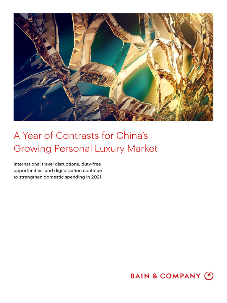 【Bain Company】 | PDF | Luxury Goods | Consumption (Economics)