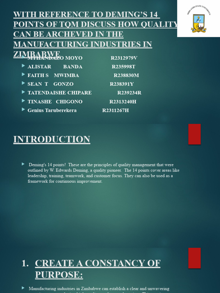 Group 8 - Esh 136 | PDF | Leadership | Quality Management