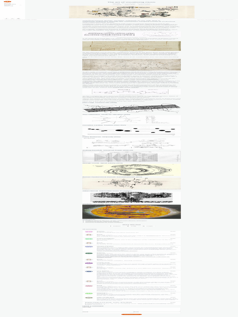 The Art of Visualising Music - Graphic Scores | PDF | Performing Arts ...