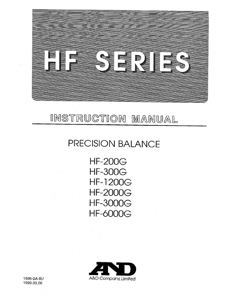 HF-3000 and | PDF