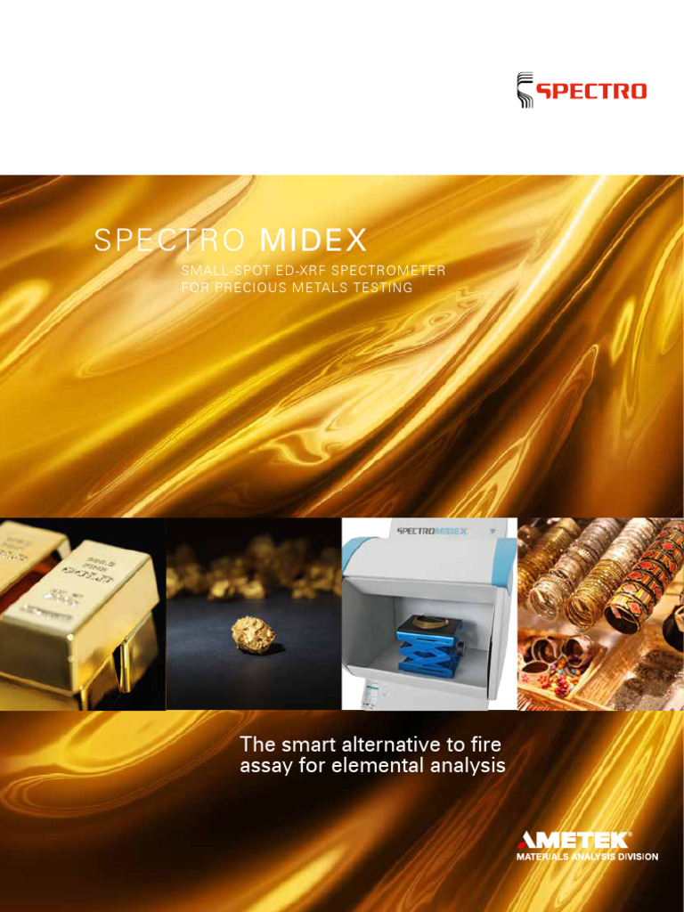 SPECTRO MIDEX | PDF | Metallurgical Assay | Metals