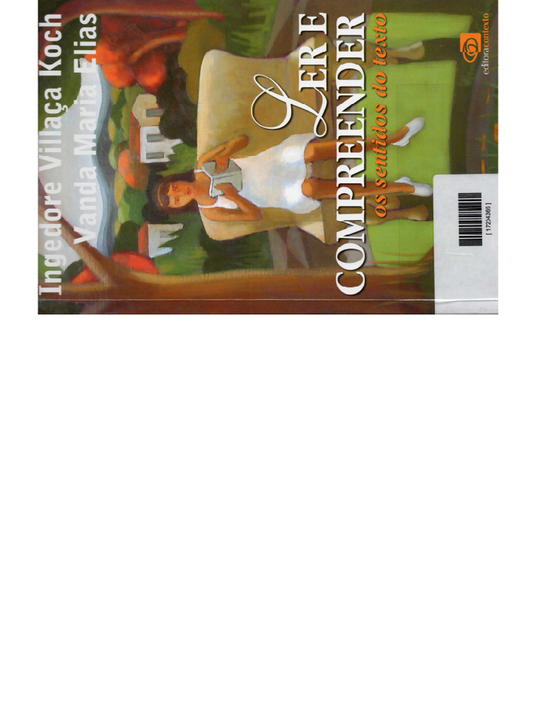 Ler e Compreender Os Sentidos Do Texto - CAPÍTULO 1 | PDF