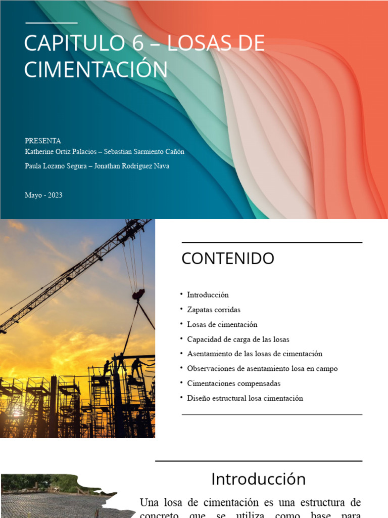 Capitulo 6 - Losas de Cimentacion 220523 | PDF | Fundación (Ingeniería) | Ingeniería estructural