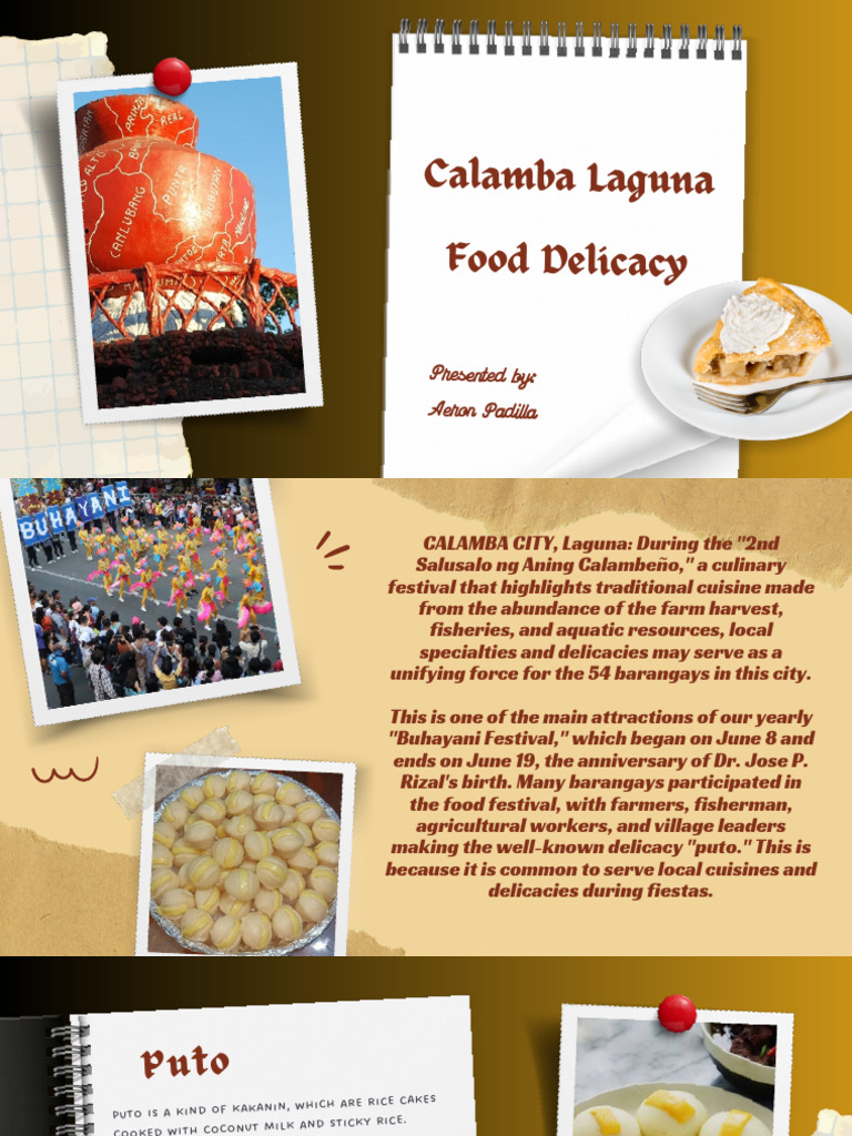 Calamba Food Delicacy | PDF | Food And Drink Preparation | Cooking