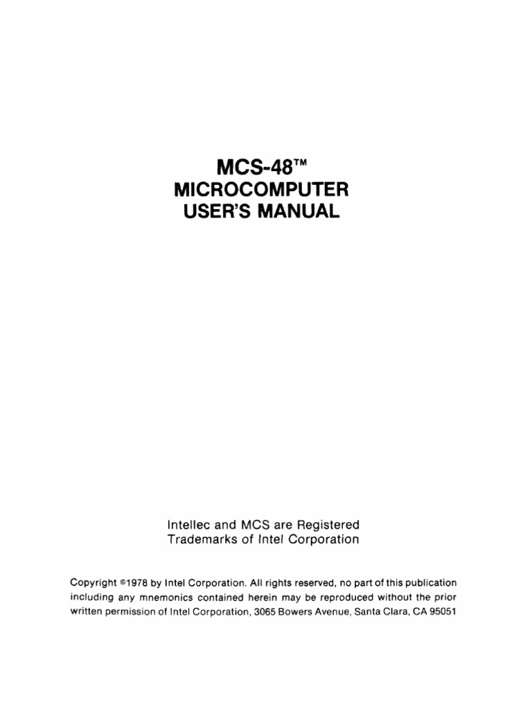 MCS 48 | PDF