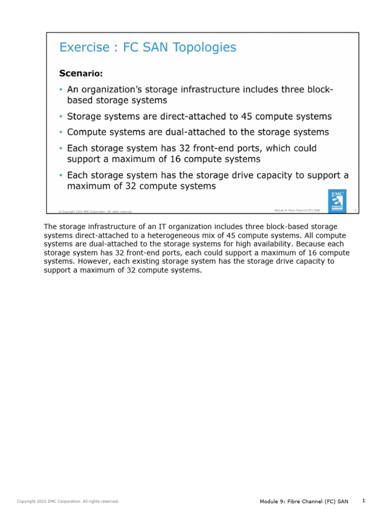 ISM v3 Module 9 - Elearning - Exercise | PDF | Network Topology ...