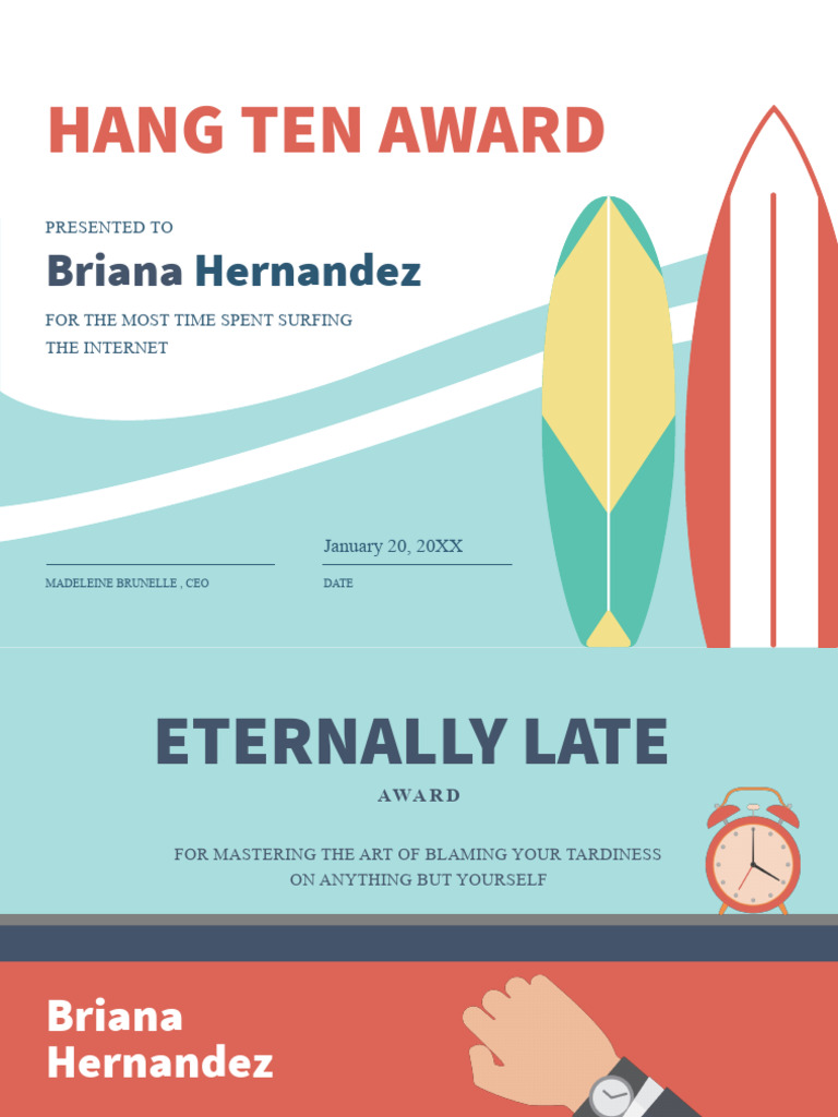 Briana Hernandez Award Recognition | PDF