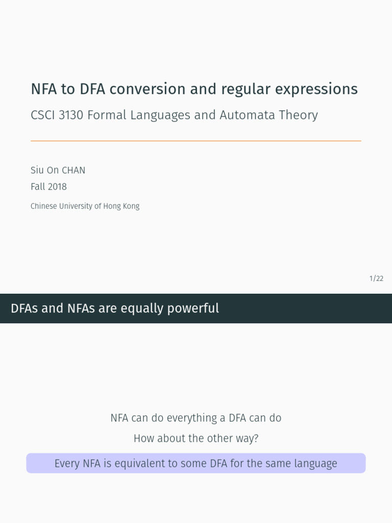 Lec 03 | PDF | Theoretical Computer Science | Formalism (Deductive)