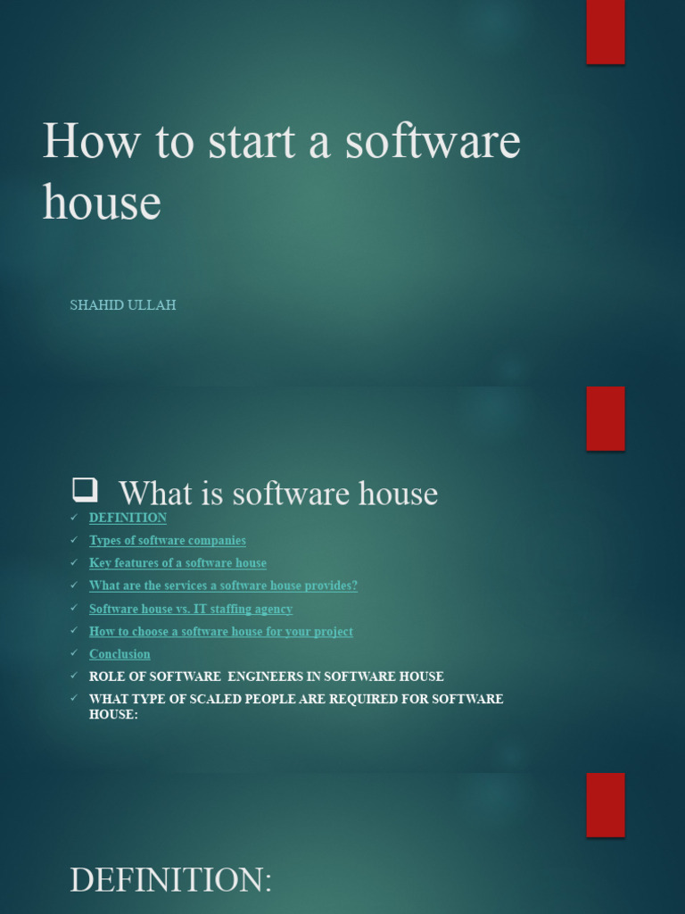 How To Start A Software House | PDF | Application Software | Software
