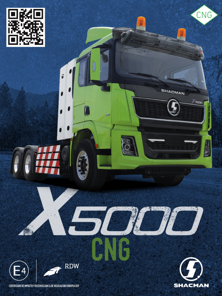 Shacman X5000 6×4 CNG Ta | PDF | Vehículo de motor | Tecnologías ...