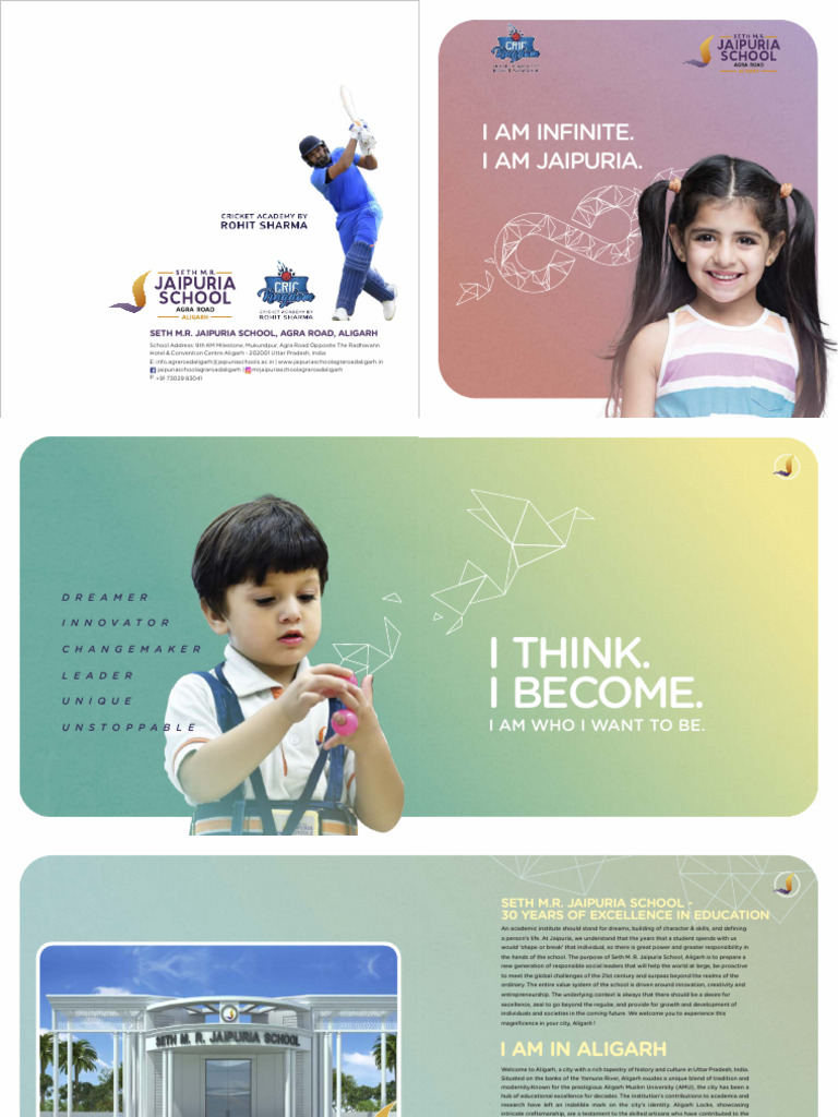 Admission Brochure 2024 Aligarh | Download Free PDF | Learning | Curriculum