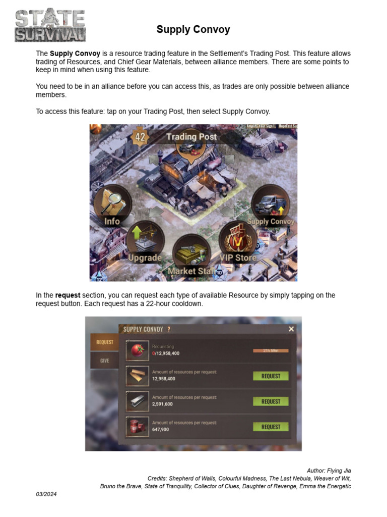 Supply_Convoy_Update | PDF