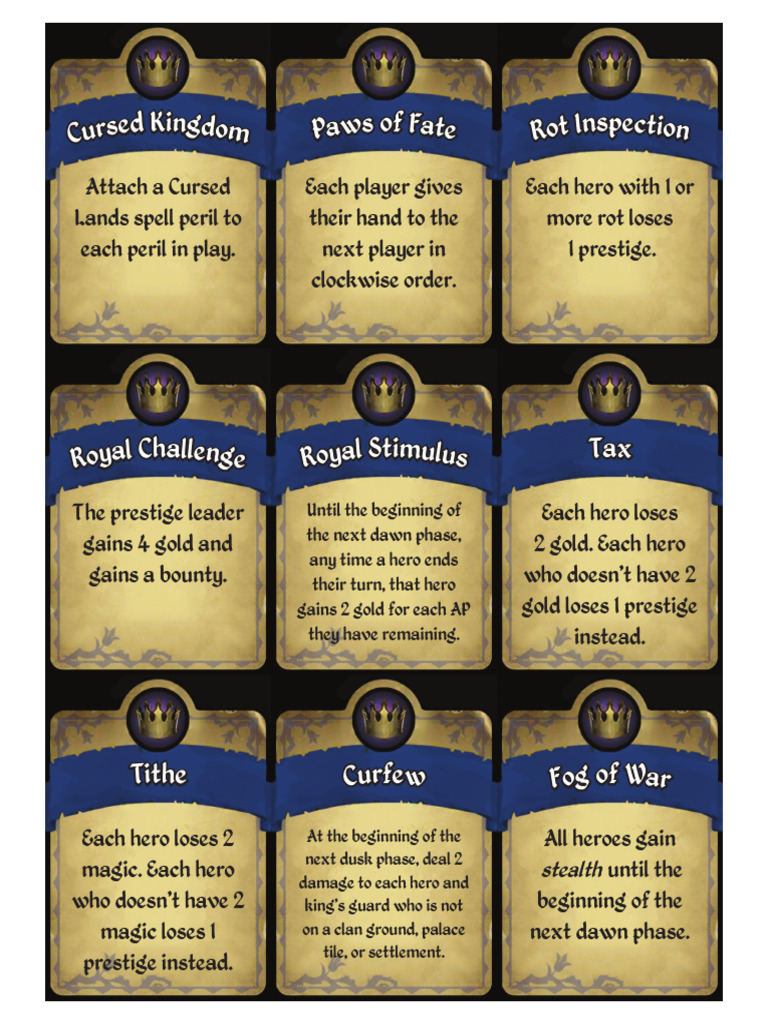 01 - Cards - Declarations (Print On Card Stock) | PDF