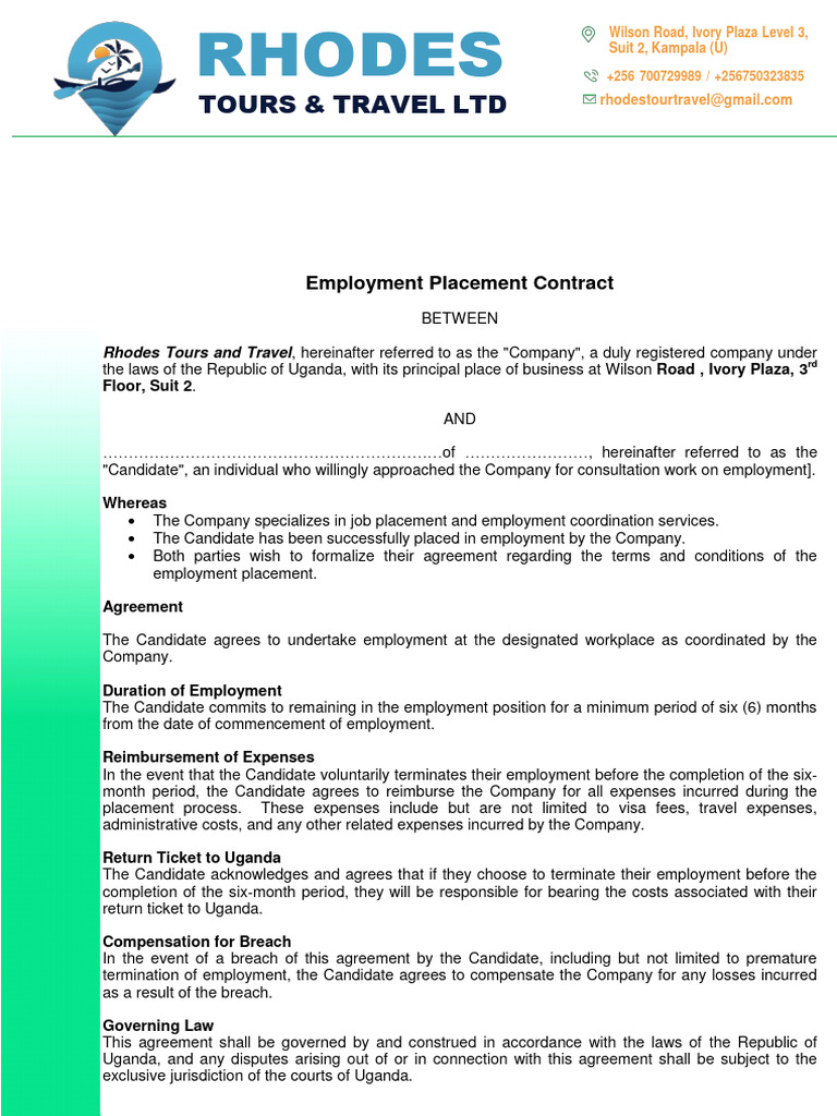 RHODE Letter and Rules, Regulation | PDF | Breach Of Contract | Employment