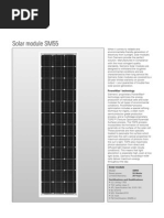 SP75 | PDF | Solar Panel | Solar Cell