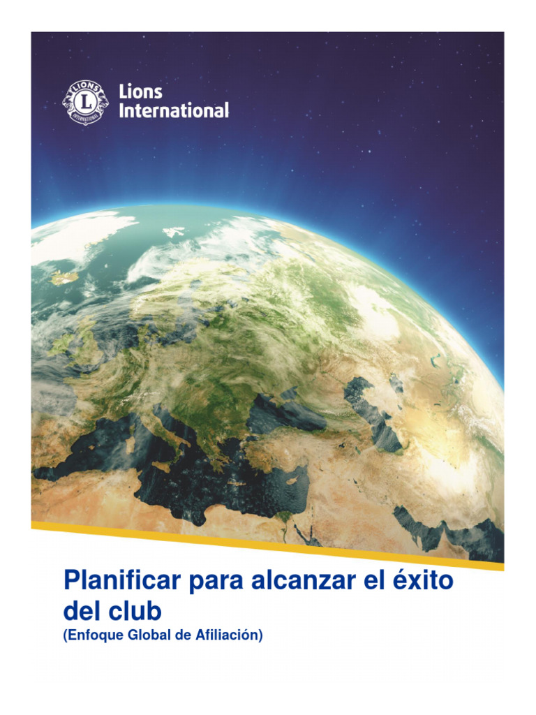 Enfoque Global de Clubes | PDF | Análisis FODA | Objetivo