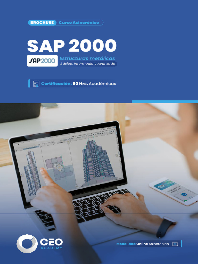 Brochure - SAP 2000 | PDF | Cad automático | Diseño