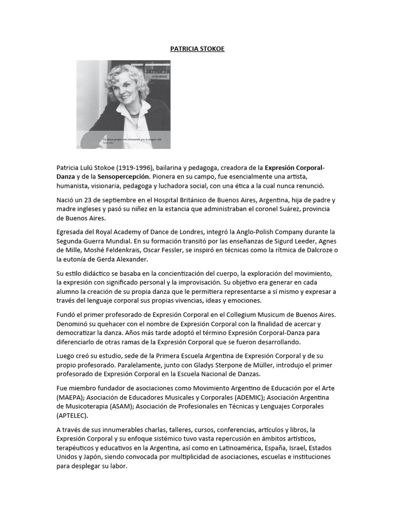 PATRICIA STOKOE | PDF