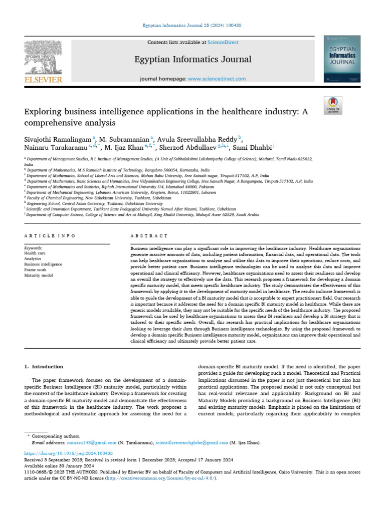 1 | PDF | Big Data | Health Care