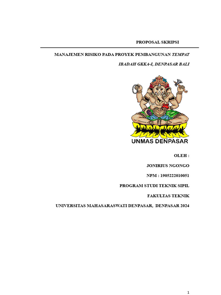 Proposal Jonirius Ngongo Bimbingan 1234567 | PDF