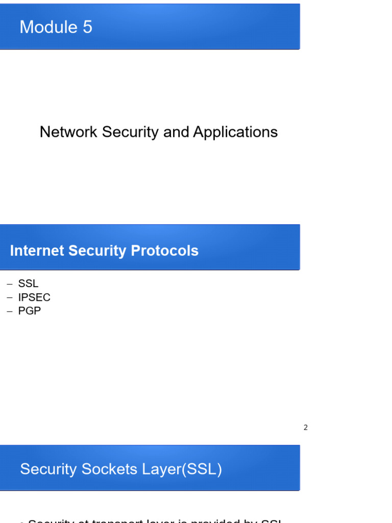 CSS PPts SSL | PDF | Transport Layer Security | Military Communications
