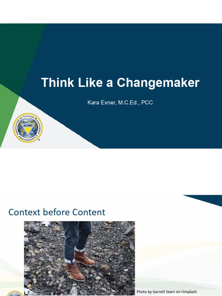Think Like A Changemaker | PDF | Social Psychology | Psychology