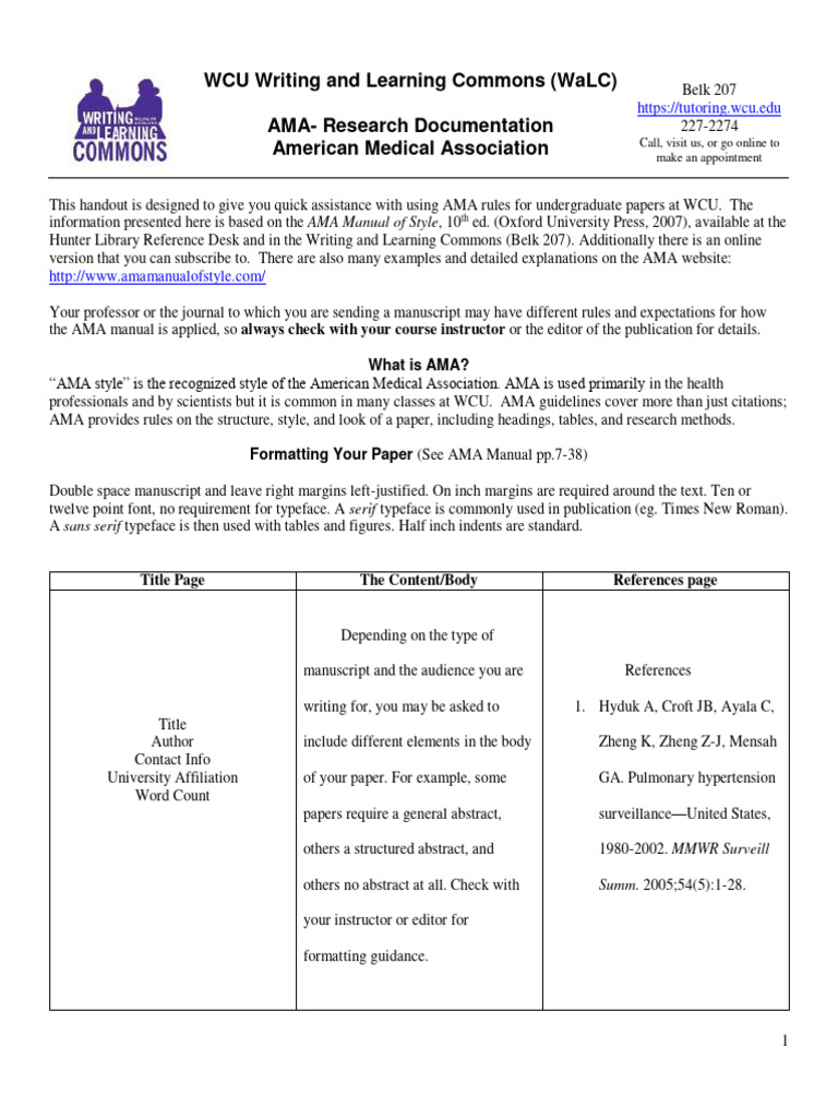 AMA Citation Resource | PDF | Typefaces | Digital Object Identifier
