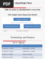 Econometrics Chapter Two | PDF | Ordinary Least Squares | Regression ...
