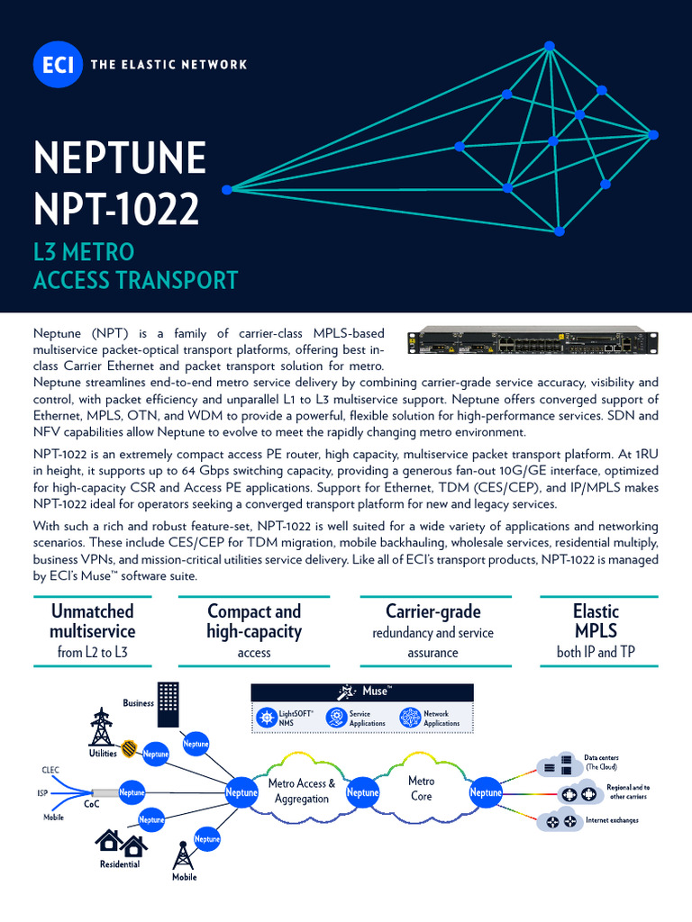 NPT-1022 Native IP Product Note | PDF | Networking | Multiprotocol ...