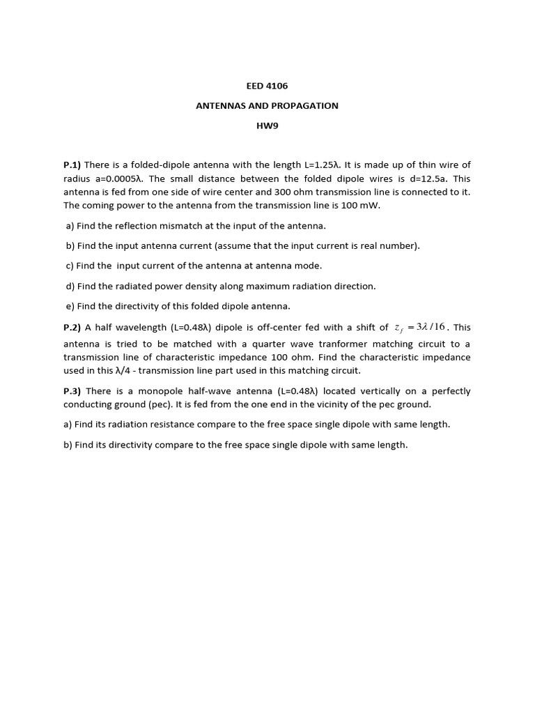 HW9 | PDF | Science & Mathematics