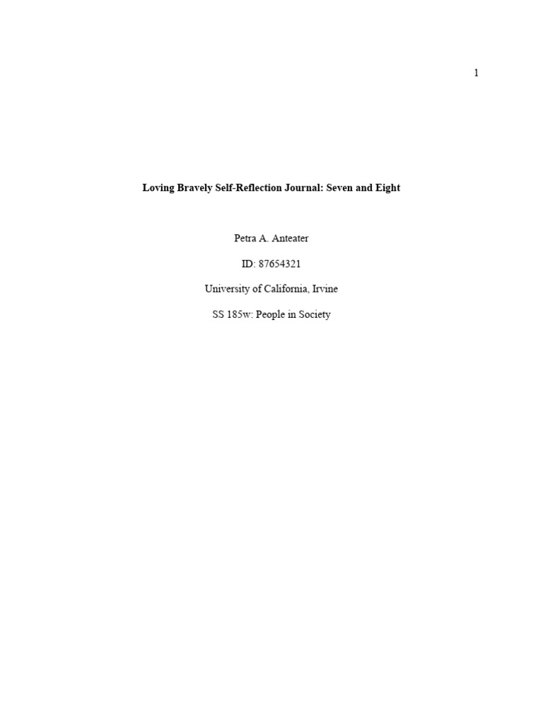 Loving Bravely Journal: Reflections on Love | PDF | Love | Gratitude