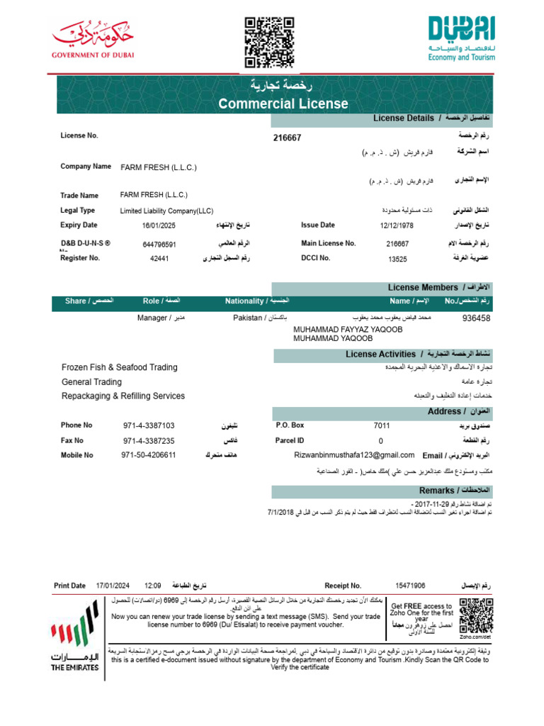 Trade License | PDF