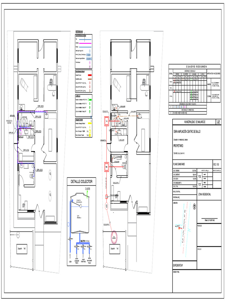 Plano de Instalación Sanitaria | PDF