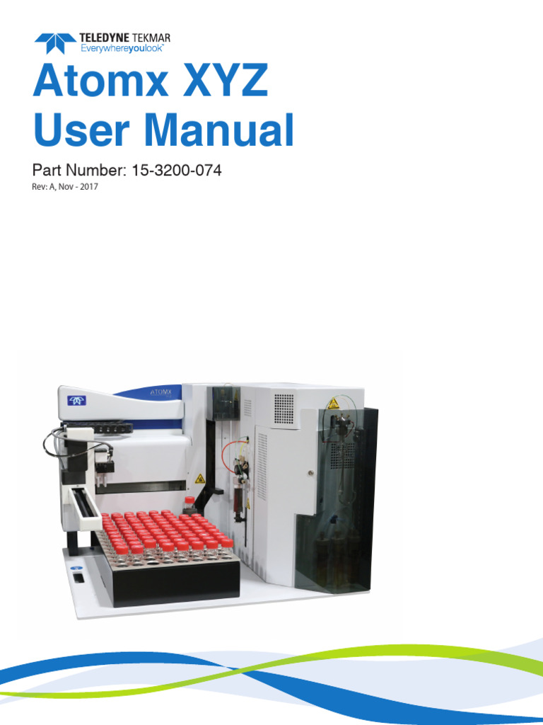 15 3200 074 Atomx+XYZ User+Manual (REVA) | PDF | Trademark