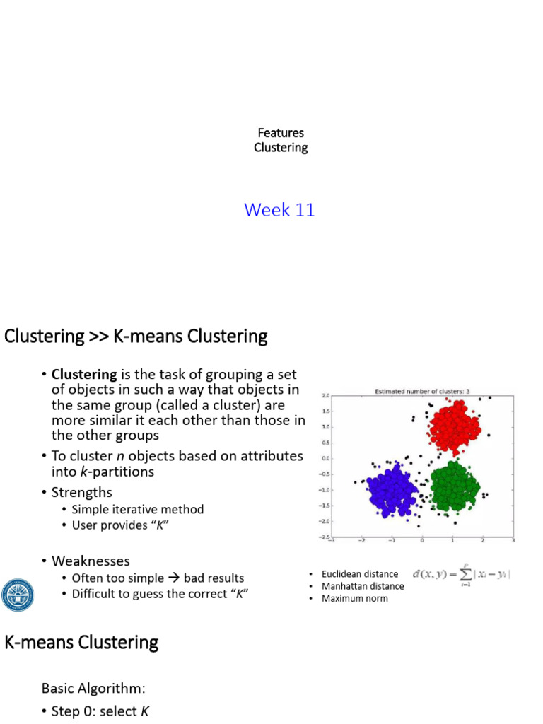 SCA - Module 8 | PDF | Cluster Analysis | Theoretical Computer Science