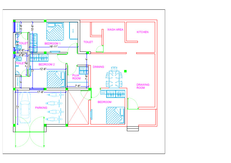 A3 - DWG in Feet-Model | PDF
