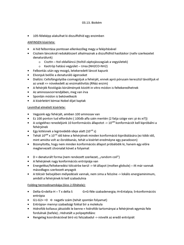 03.13. Bikem Jegyzet | PDF
