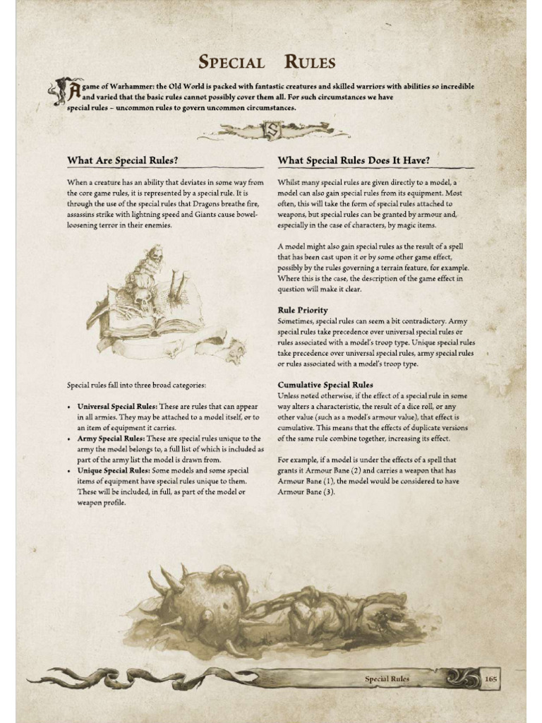 Universal Special Rules | PDF