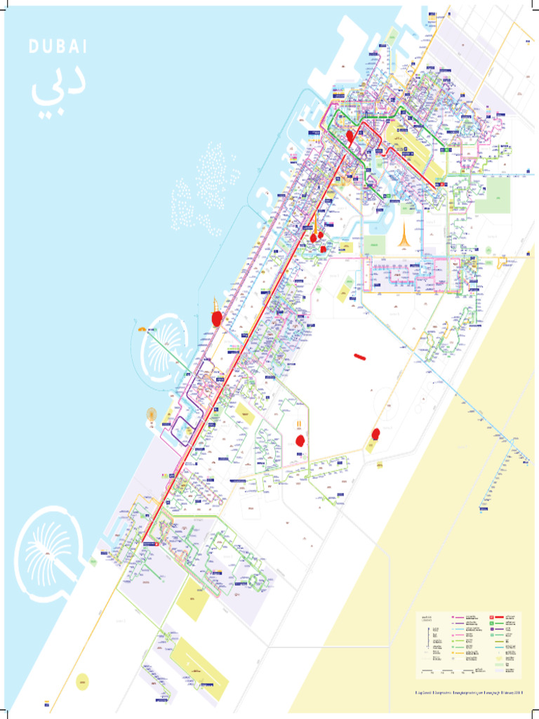Dubai Metro Bus Map | PDF