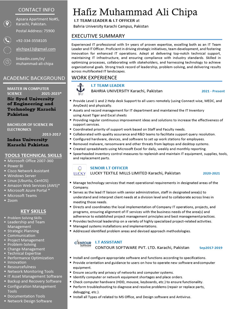 V.4 Hafiz Muhammad Ali Chipa | PDF | Software | Amazon Web Services