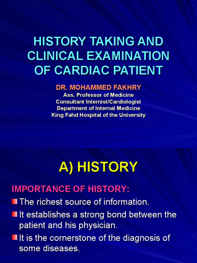 History Taking and Ce of Cardiac Patients | Heart Failure | Heart