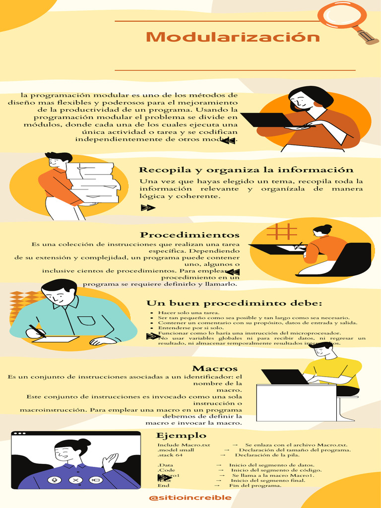 Modularización | PDF | Macro (informática) | Programa de computadora