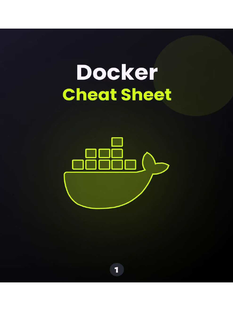 Docker Cheat Sheet Pdf