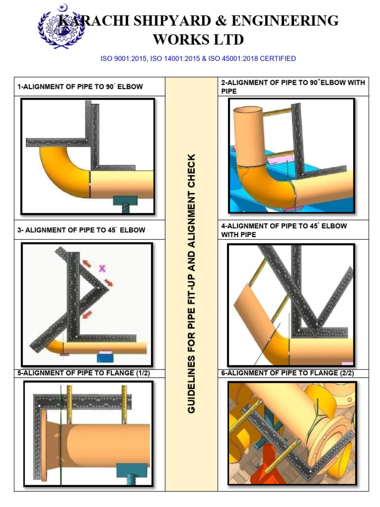 Pipe Fit-Up and Alignment Guidelines | PDF | Technology & Engineering