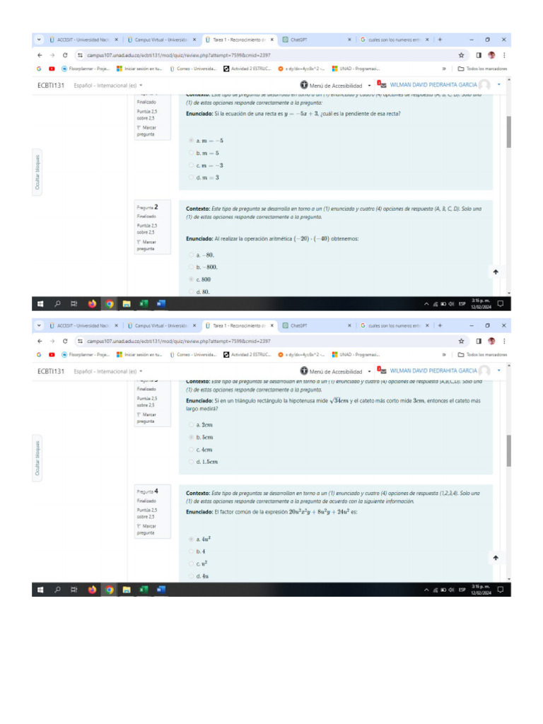 Presaberes 2024 - 100% | PDF