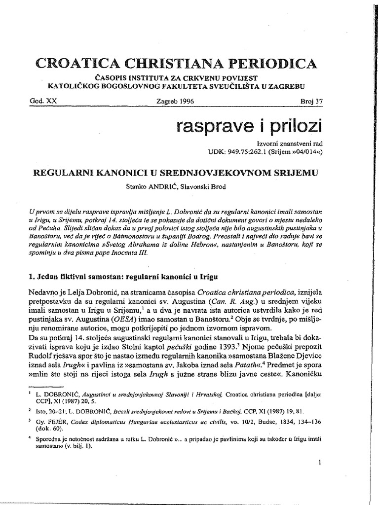 37 Andric 1996 | PDF