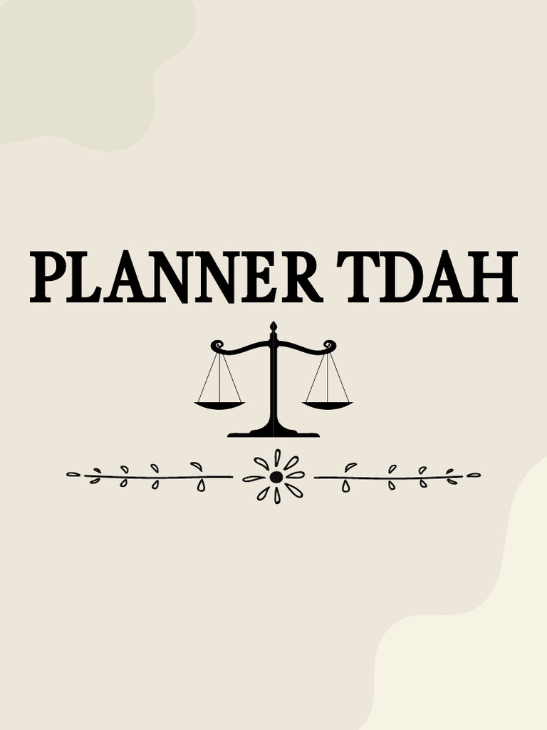 Planner Para Tdah Personal | PDF
