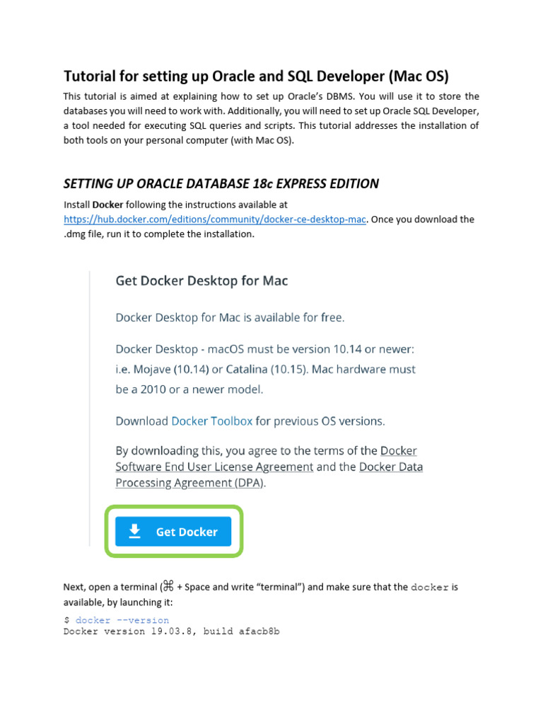 Tutorialmacosoracledb Eng Pdf Databases Oracle Database 7258
